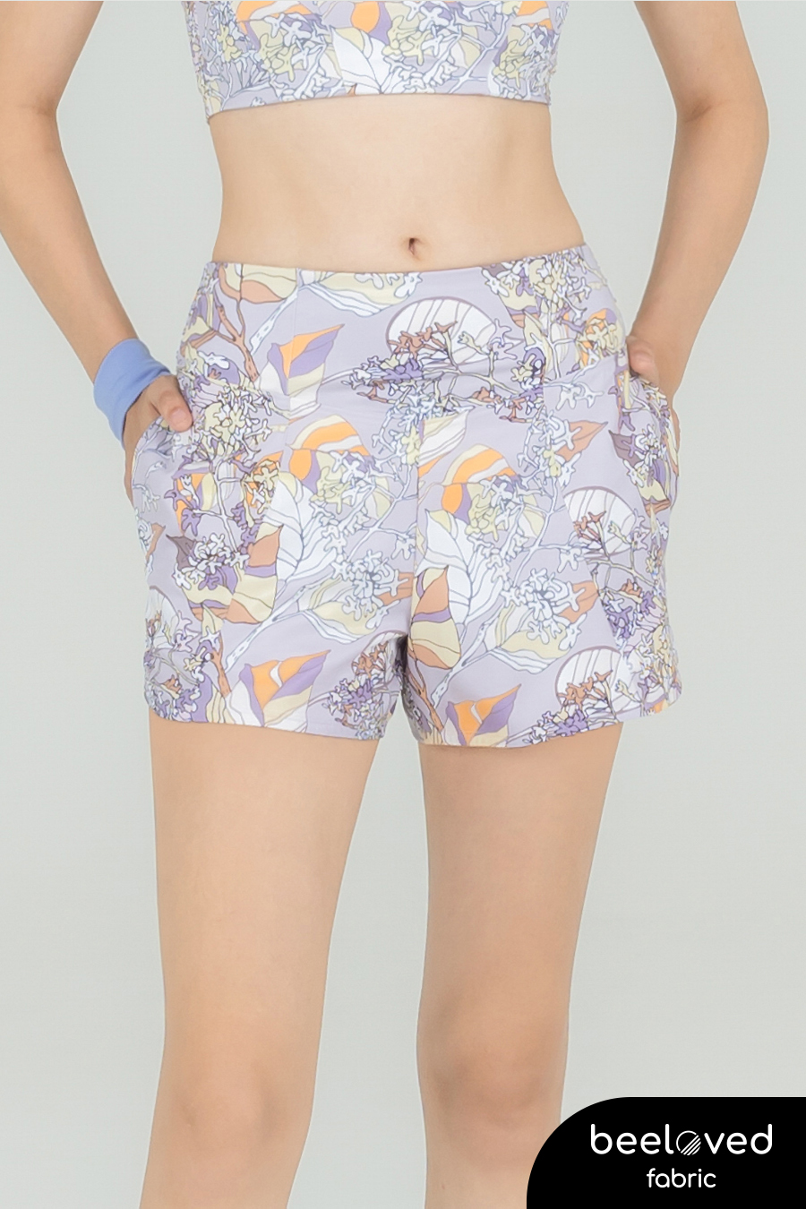 Vector Shorts (Violet) | Wakingbee | Wakingbee